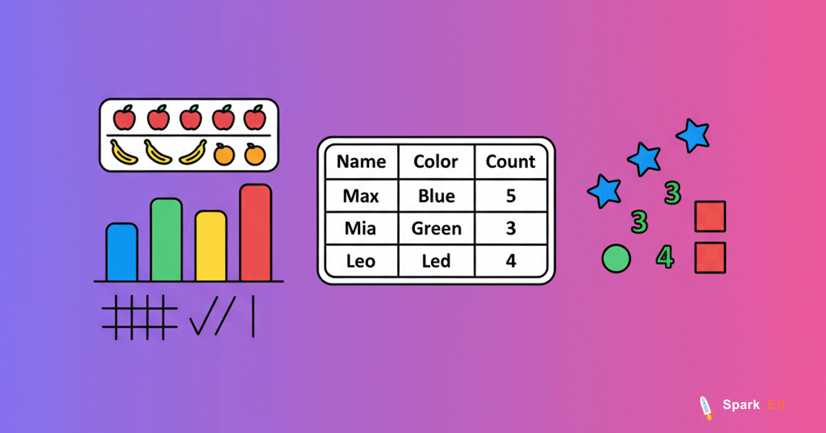 Class 3 Data Handling Worksheet — Free PDF | CBSE | SparkEd Math